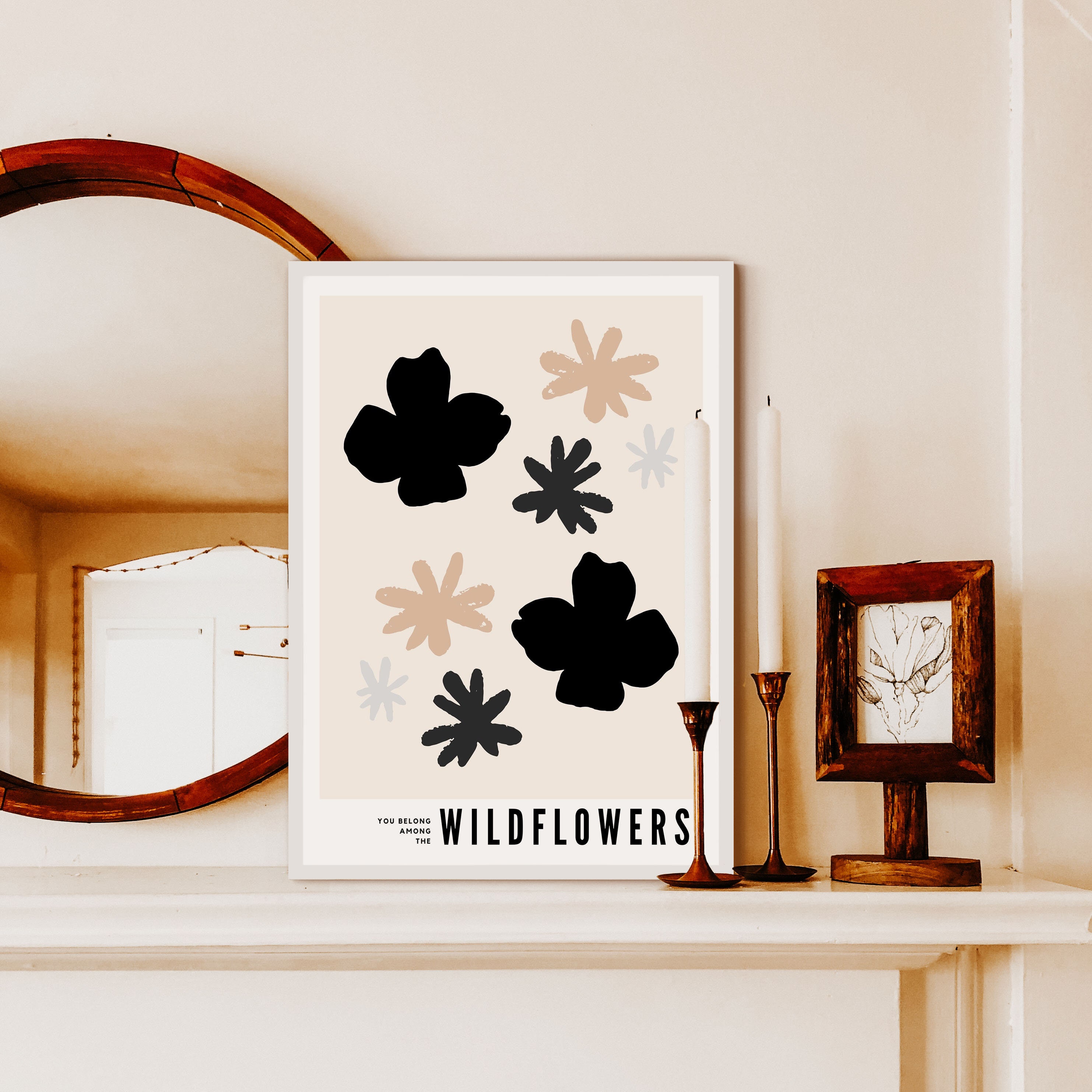 PRINTABLE FLOWERS POSTER Wild Flowers Print Printable - Etsy