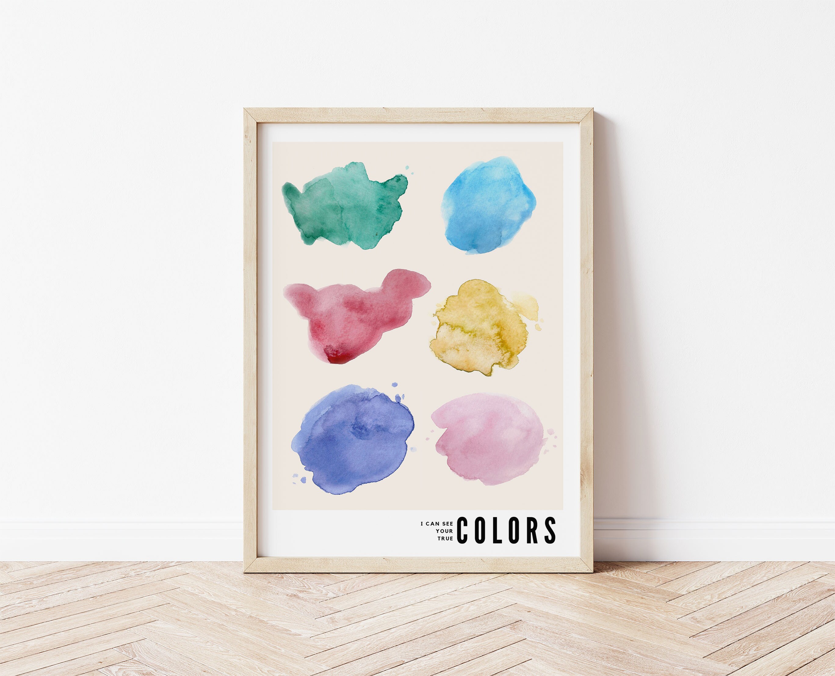 PRINTABLE COLORS POSTER, Colors Print, Educational Print, Printable ...