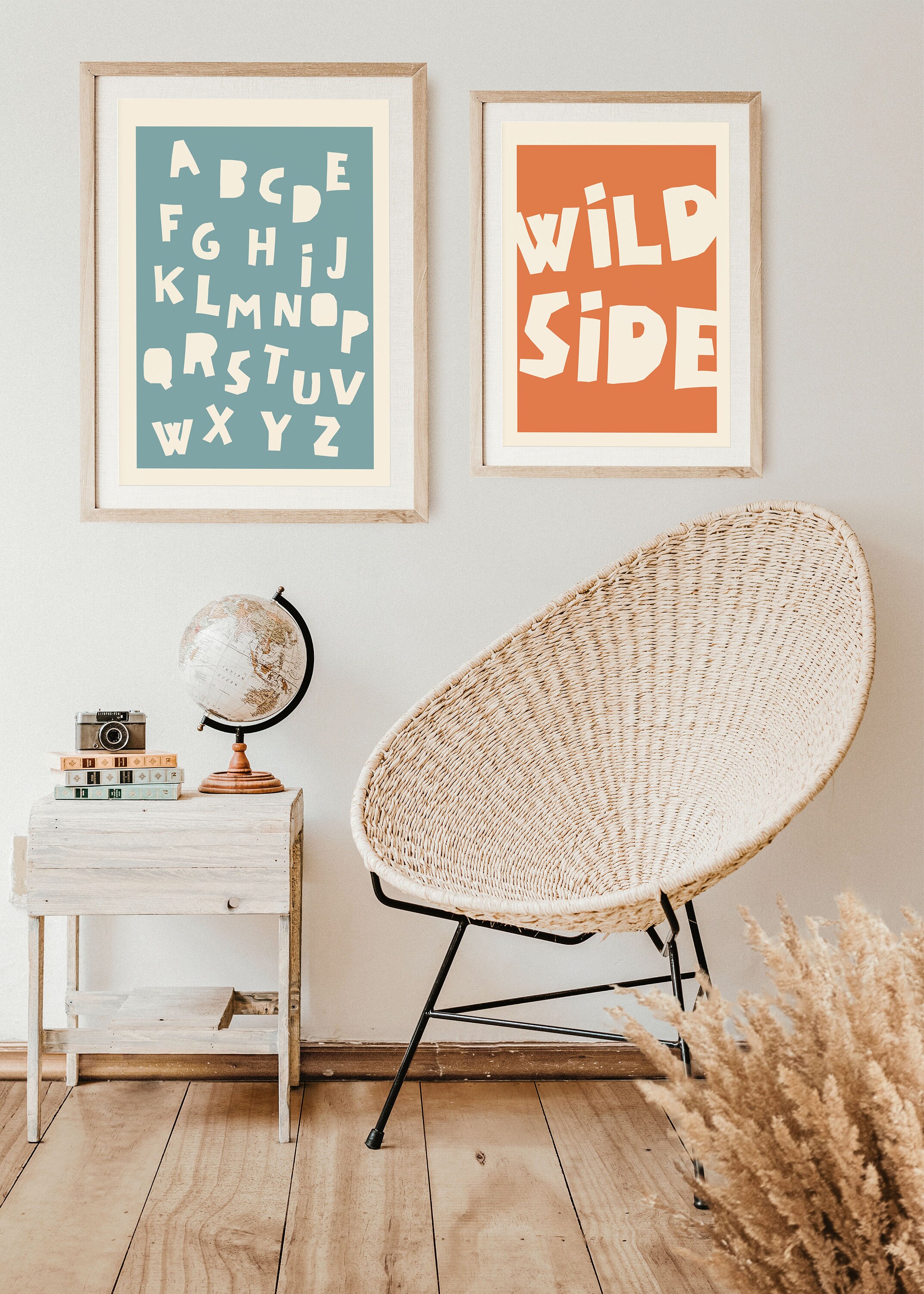 PRINTABLE Wild Side POSTER Wild Kids Print Rust Kids Room - Etsy