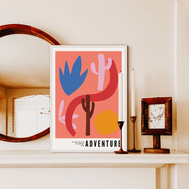 PRINTABLE ADVENTURE POSTER Printable Adventure Poster Desert - Etsy