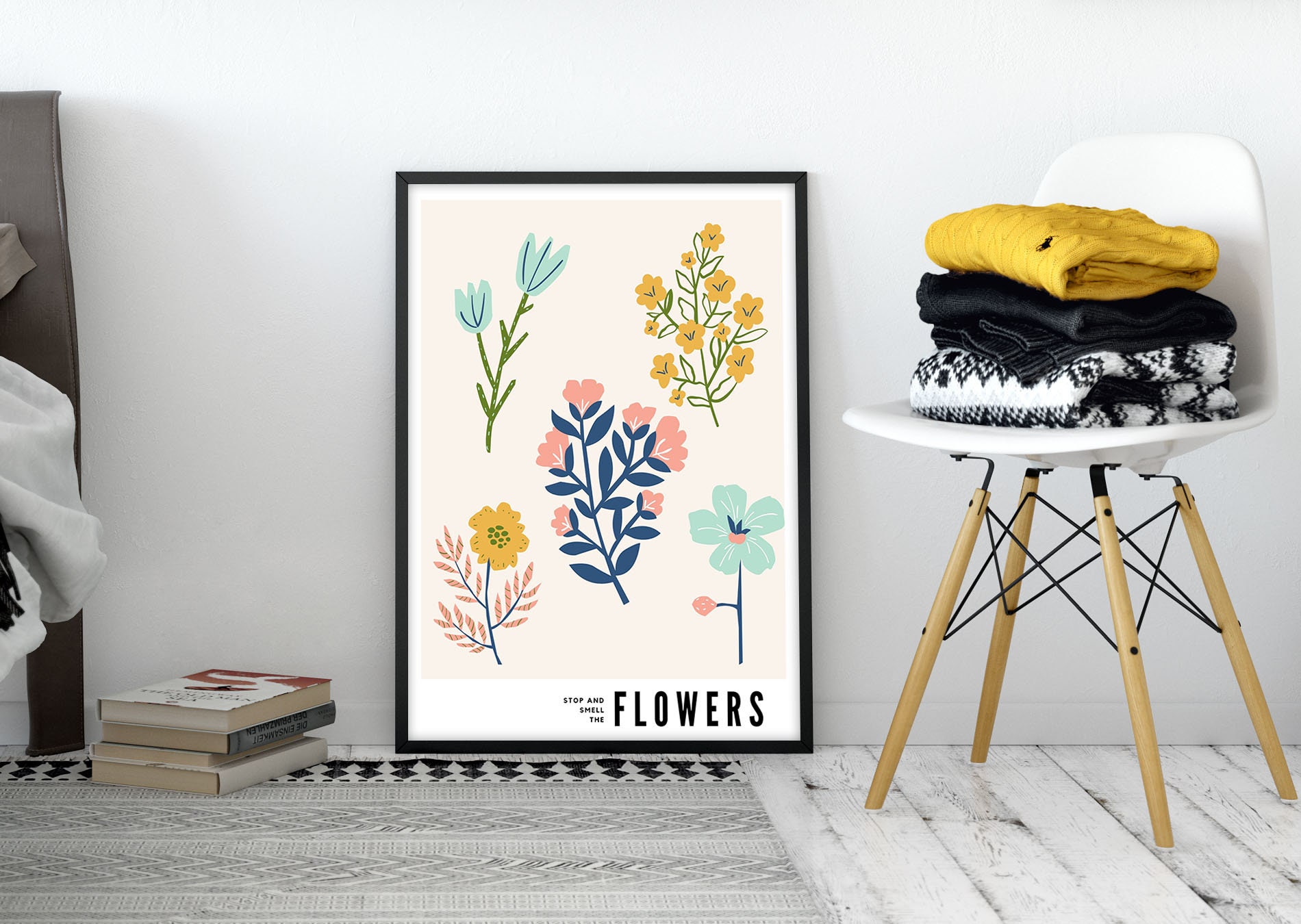 PRINTABLE FLOWERS POSTER Wild Flowers Print Printable - Etsy