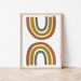 PRINTABLE RAINBOW POSTER, Earthy Tones Nursery Decor, Neutral Baby ...