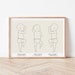 BIRTH POSTER Trio Birth Poster Three Kids Poster PRINTABLE - Etsy