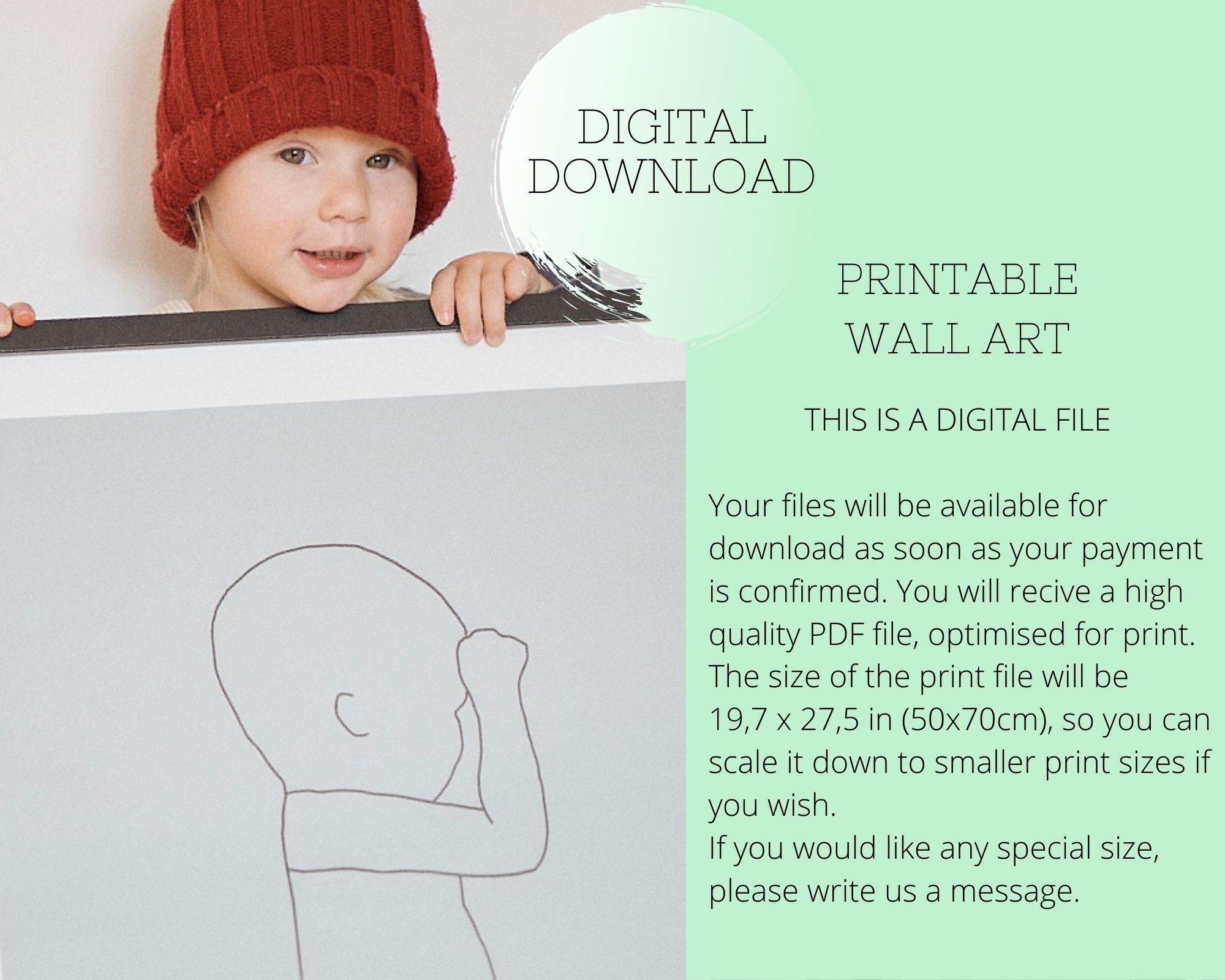 PRINTABLE ALPHABET POSTER Earthy Tones Nursery Decor Gender - Etsy