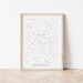 BIRTH STAR MAP, Sky Above, Birth Poster, Custom Night Sky Poster ...