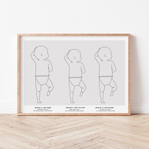 BIRTH POSTER, Trio Birth Poster, Three Kids Poster, PRINTABLE Baby ...