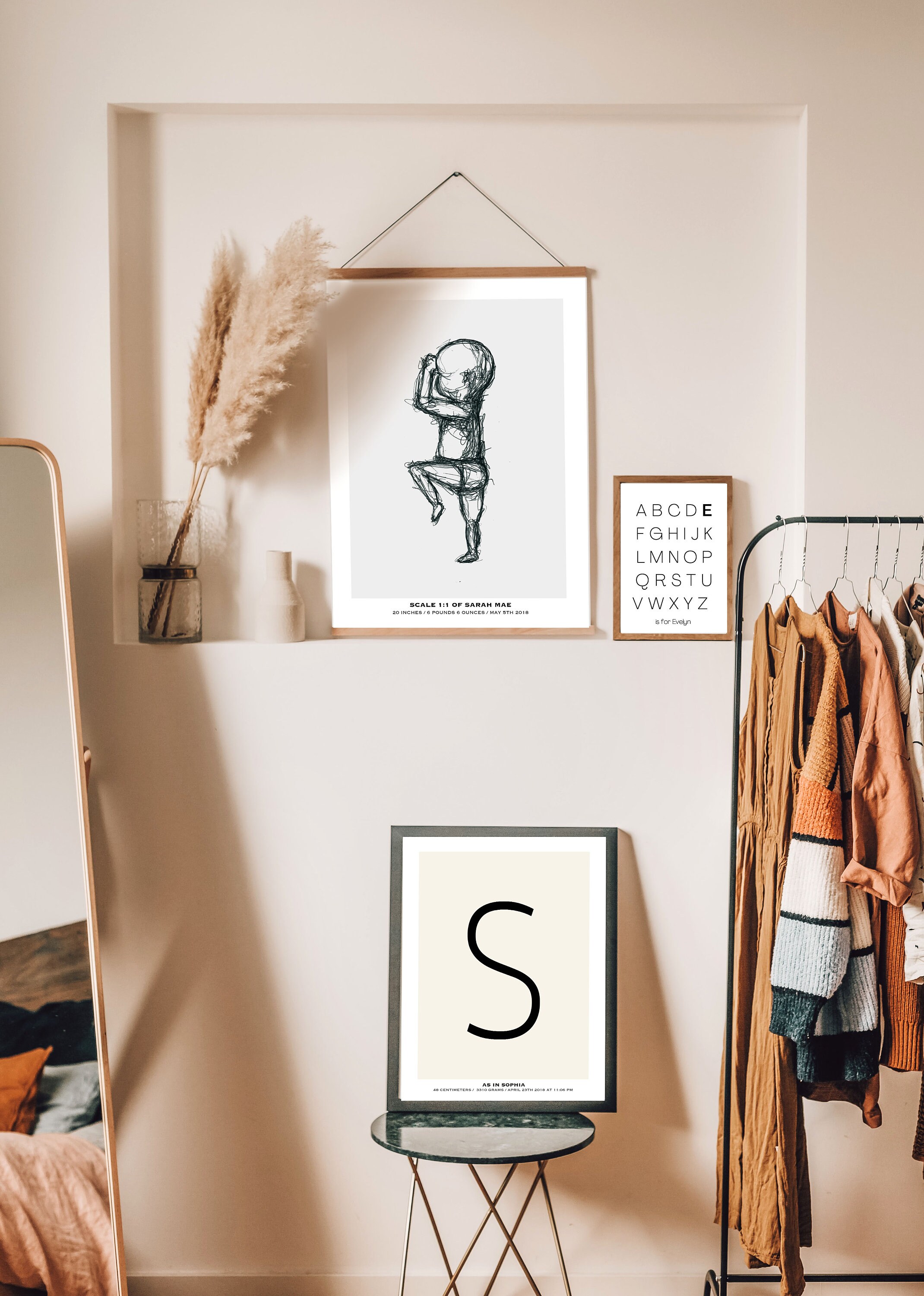 PRINTABLE CUSTOM ALPHABET Poster Personalised Alphabet - Etsy