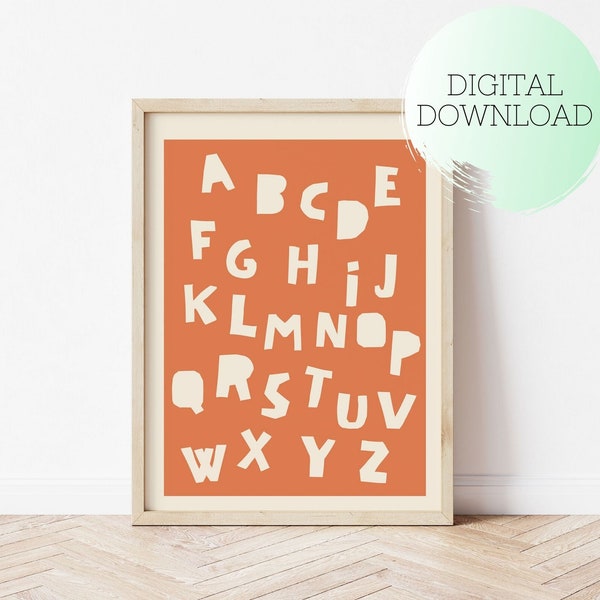Alphabet Word Art - Etsy