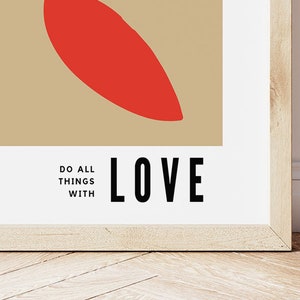 PRINTABLE LOVE POSTER, Valentines Day Print, Printable Nursery Poster ...