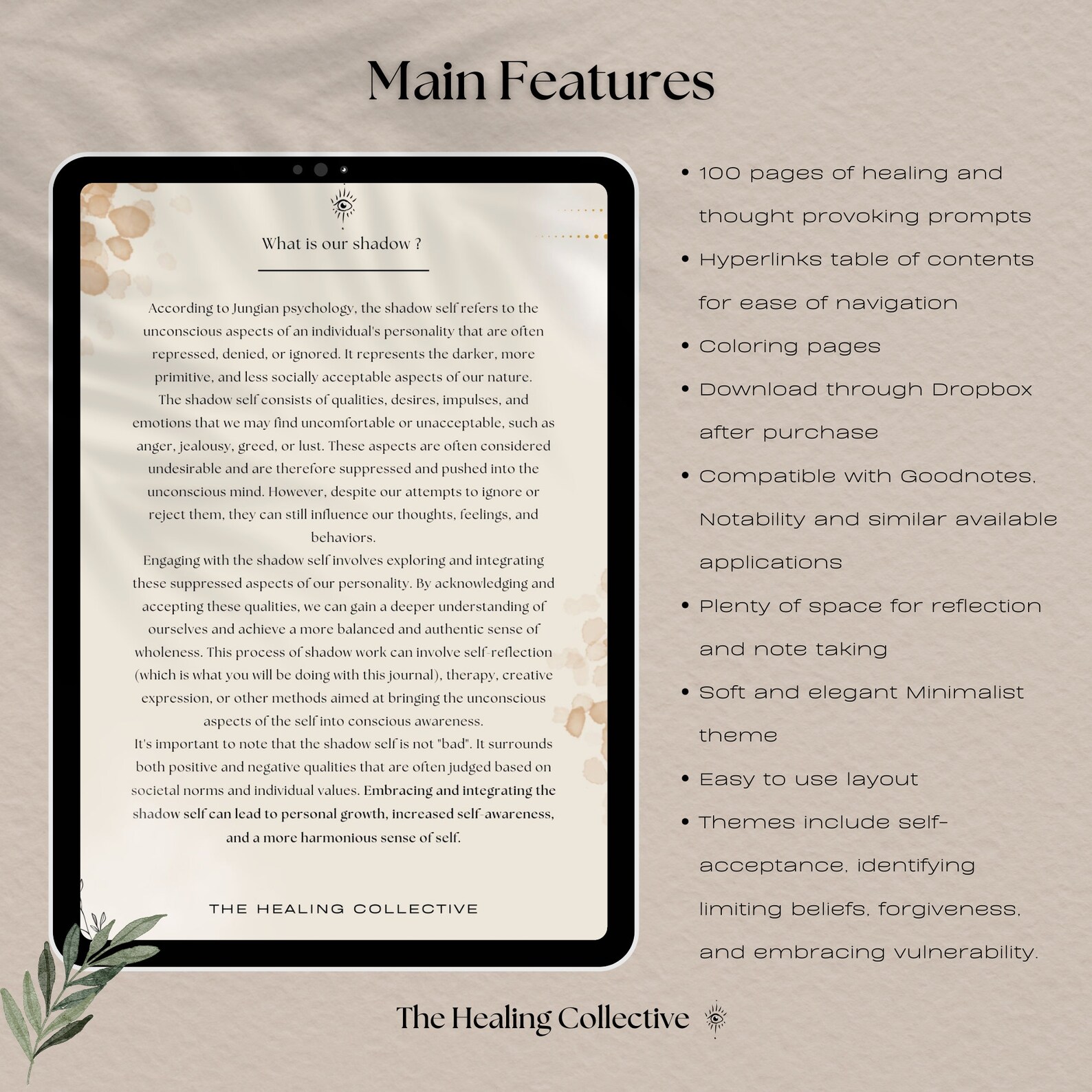 Shadow Work Journal Digital Inner Child Journal, Healing Journal With ...