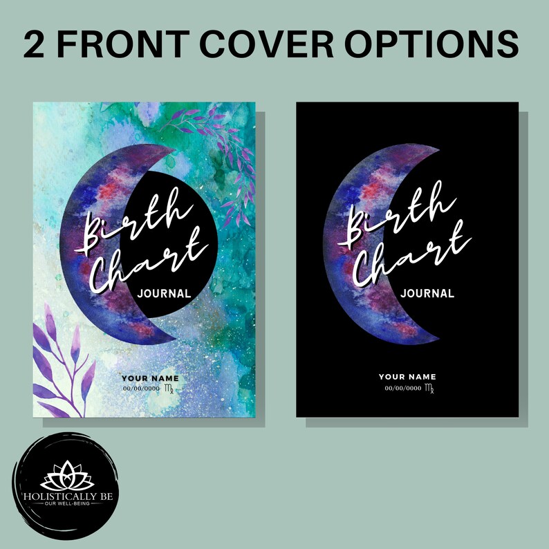 Personalized Birth Chart Reading Journal with prompts | Etsy