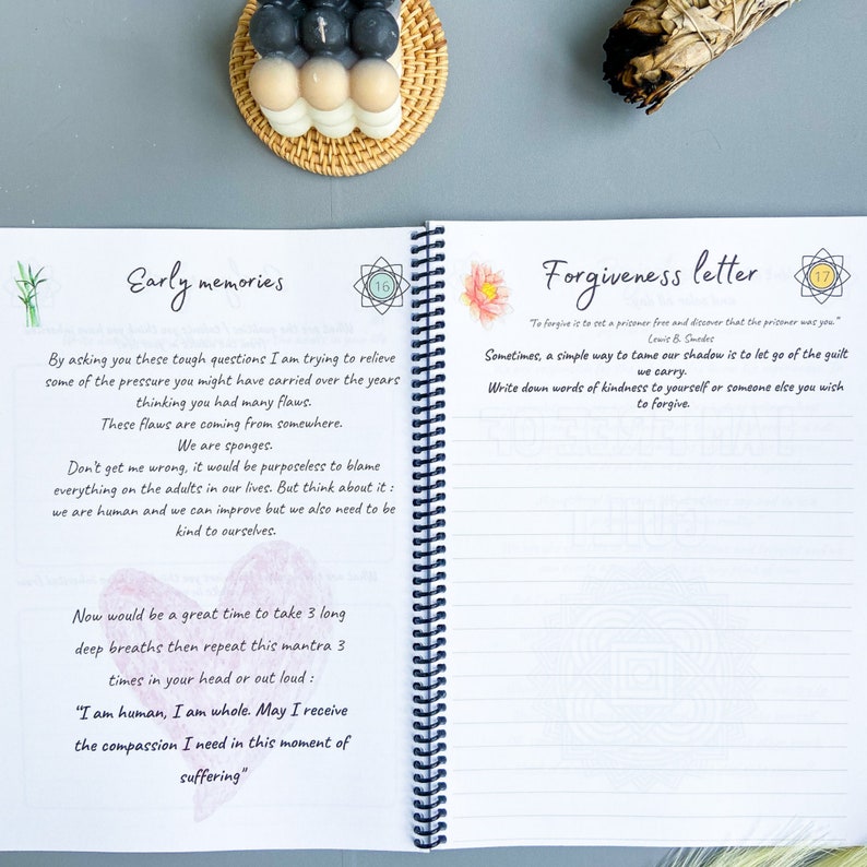 Shadow Work Journal Prompts Workbook Glossy Cover 97 - Etsy