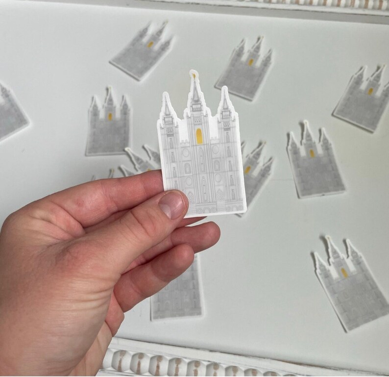 Salt Lake City Temple Sticker • Waterproof, Uv-resistant Sticker for ...
