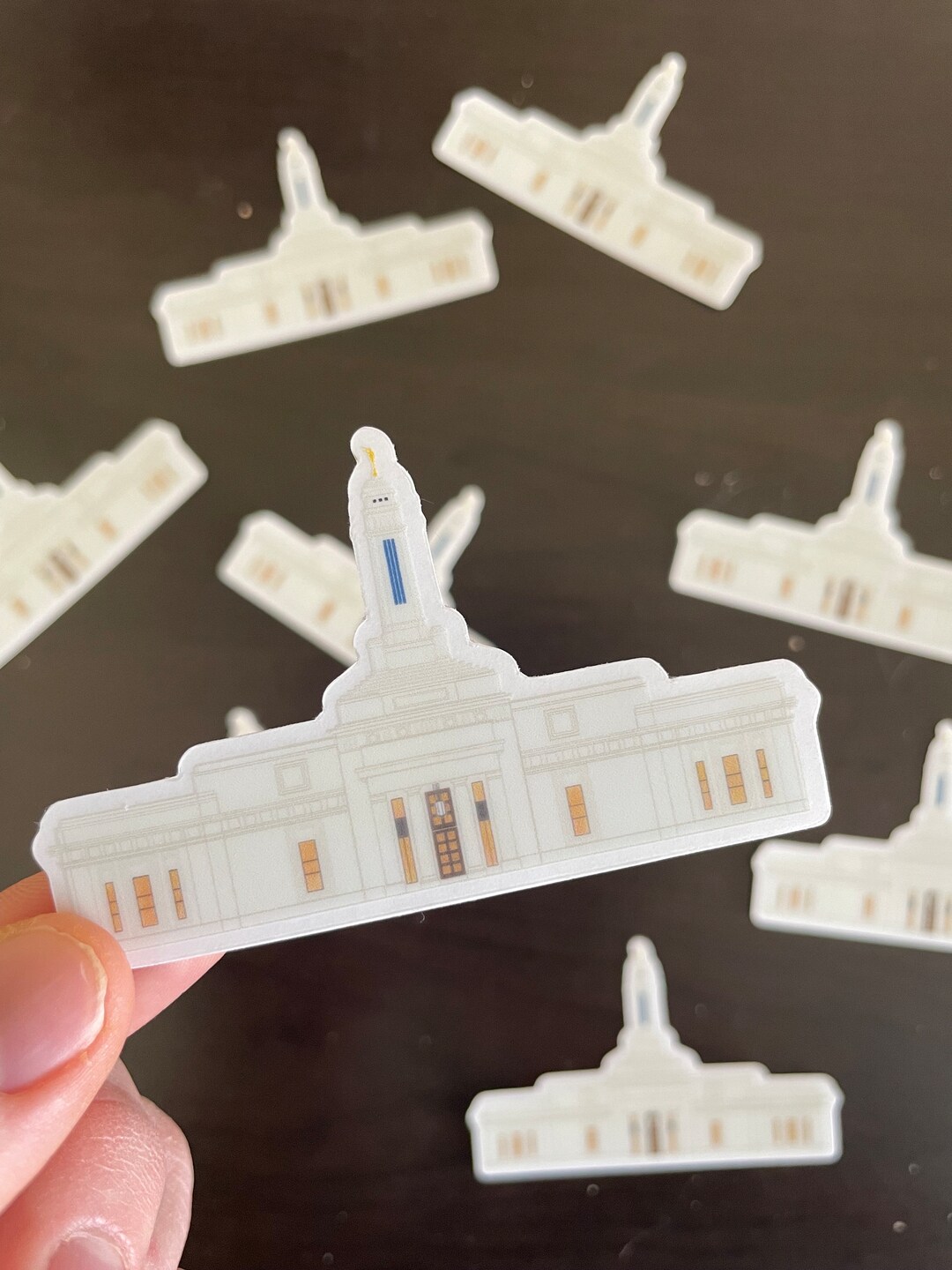 Indianapolis Temple Sticker • Waterproof, Uv-resistant Sticker for ...