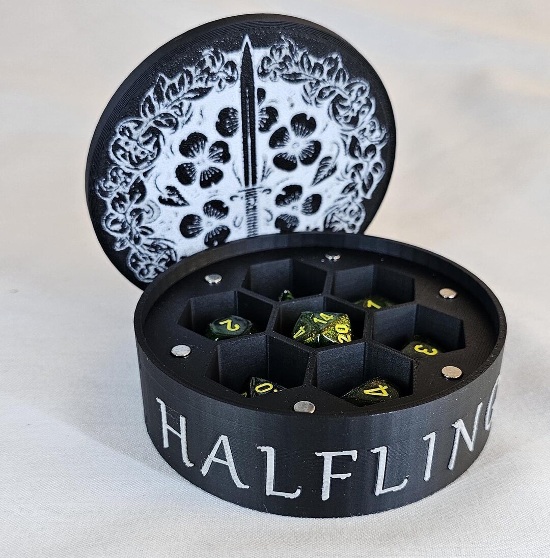 Halfling Dice Box, Tabletop Accessory and Drink Coaster - Etsy