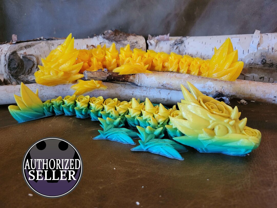 Rose Dragon, Articulated Dragon, Baby Dragon, Fidget - Etsy
