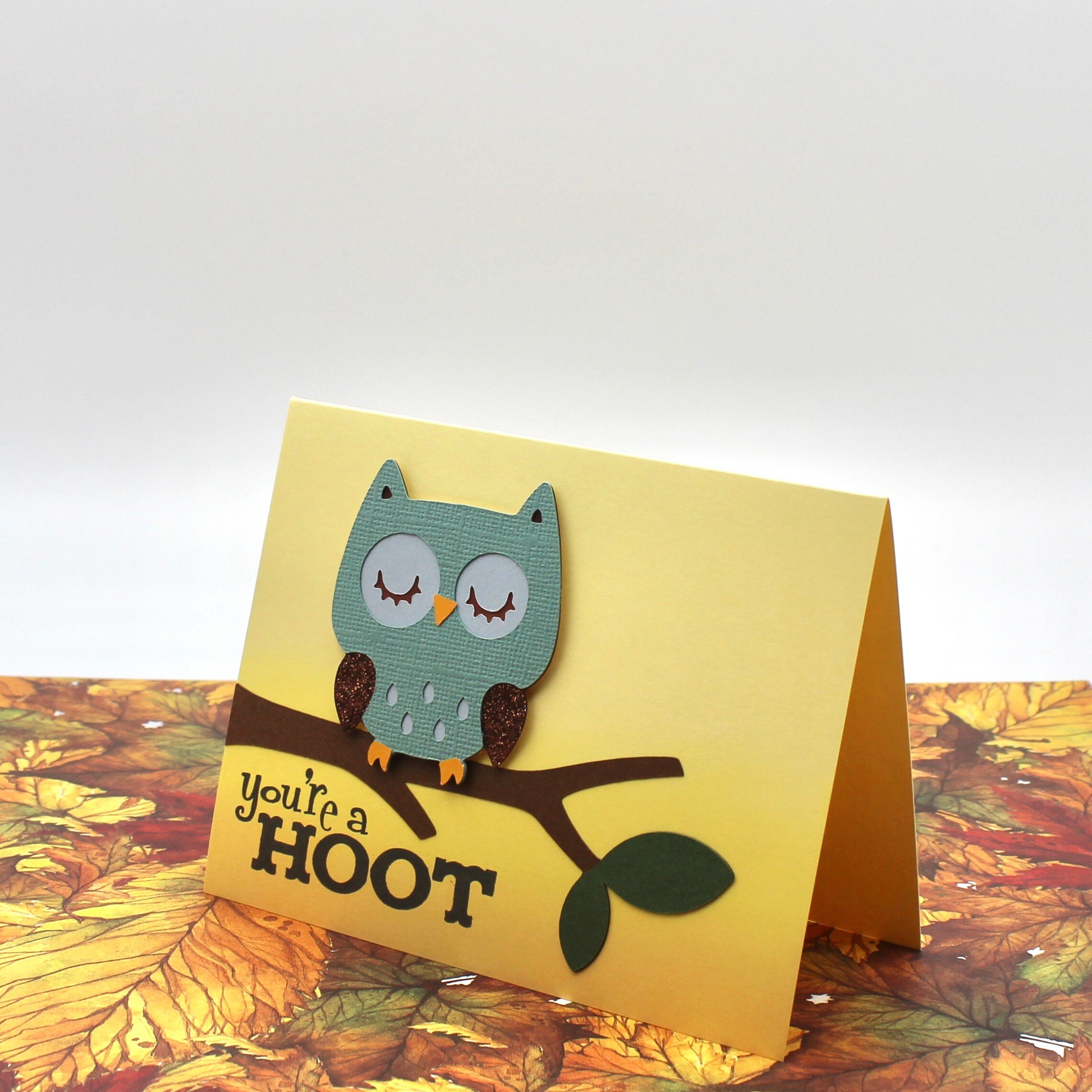 You're a Hoot Owl Card Owl Lover Card - Etsy