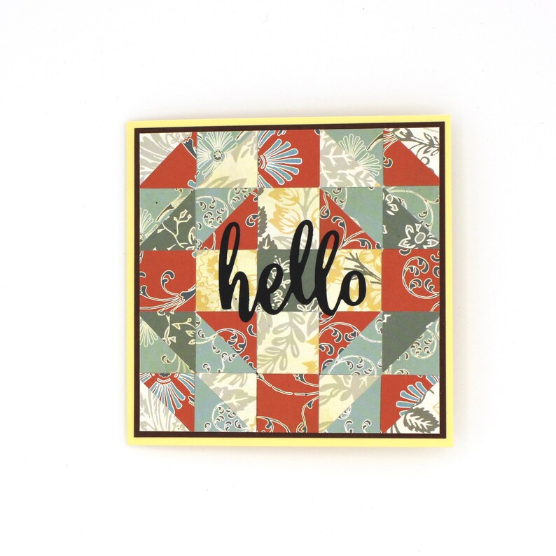 Hello Card Set, Set of 3 Hello Cards - Etsy