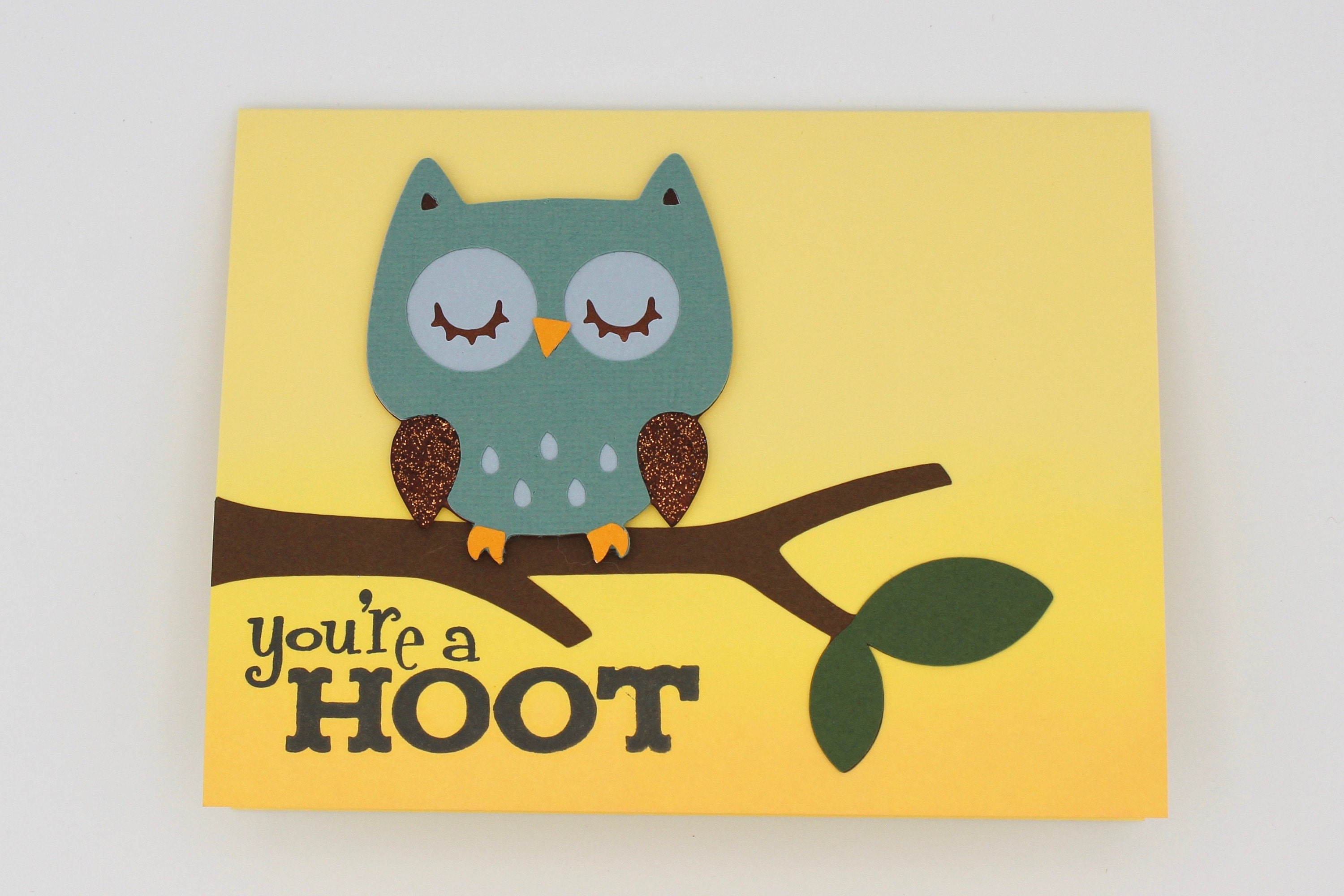 You're a Hoot Owl Card Owl Lover Card - Etsy