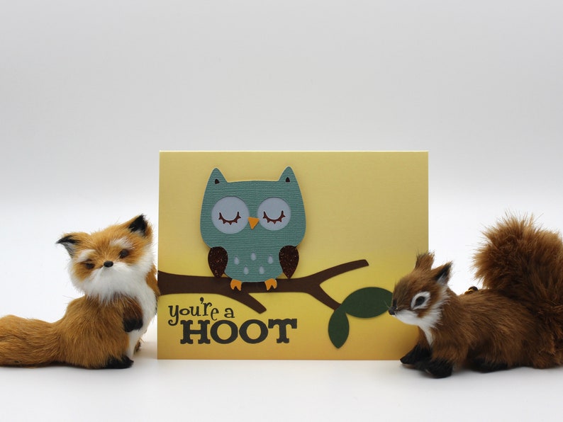 You're a Hoot Owl Card Owl Lover Card - Etsy