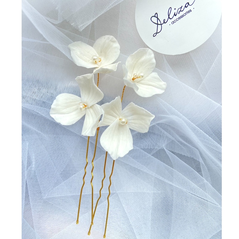 Bridal Hairpins Porcelain - Etsy