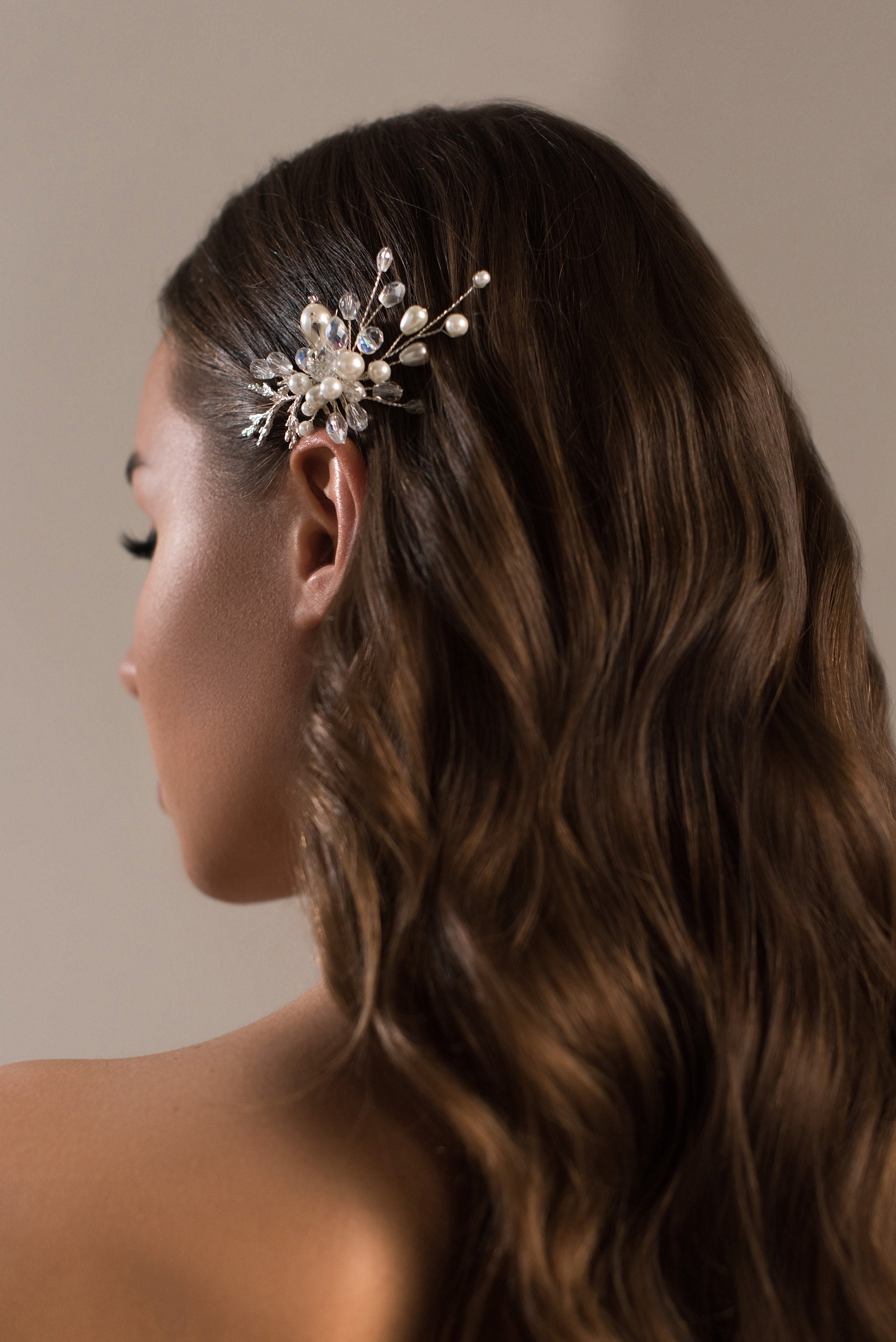 Rhinestone Wedding Hair Comb Prom Or Wedding Hair Accessory | Etsy