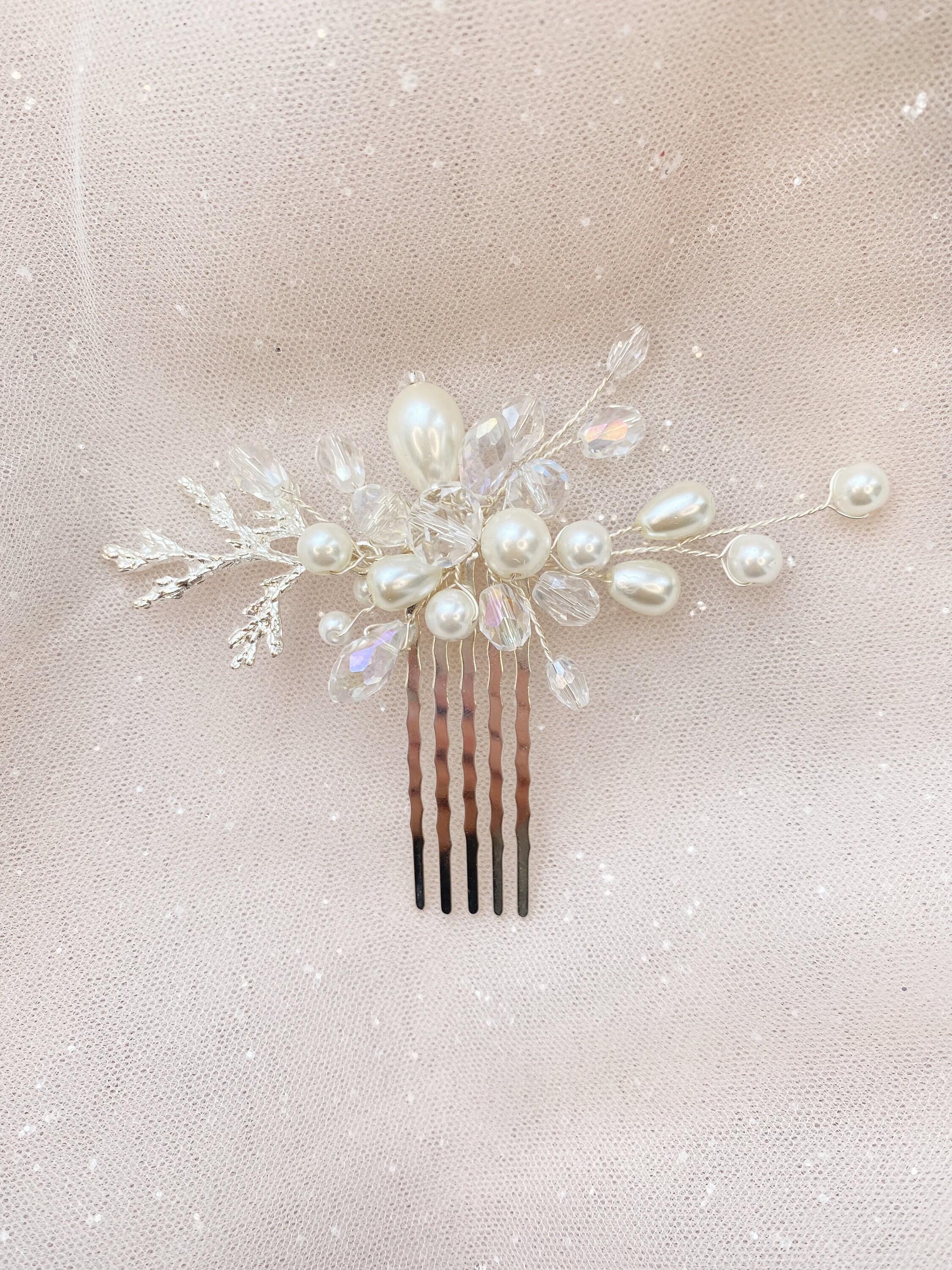 Rhinestone Wedding Hair Comb Prom Or Wedding Hair Accessory | Etsy