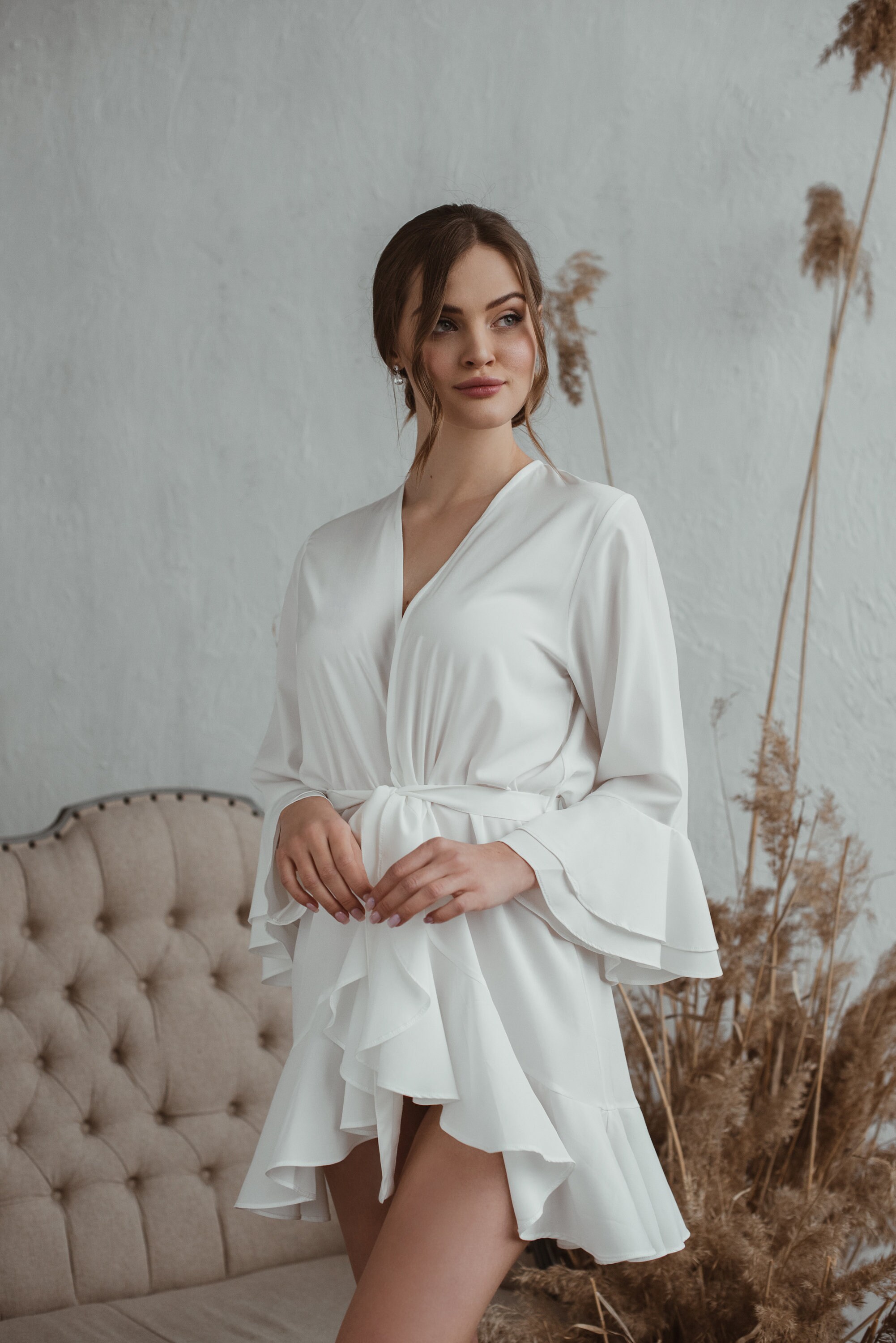 Bridal Robe Bride Photo Shoot Bridesmaid Gift Bridal - Etsy