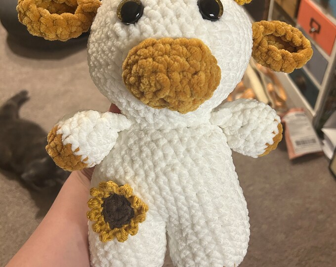 Sunny the Sunflower Cow Amigurumi Crochet Pattern PDF - Etsy Canada