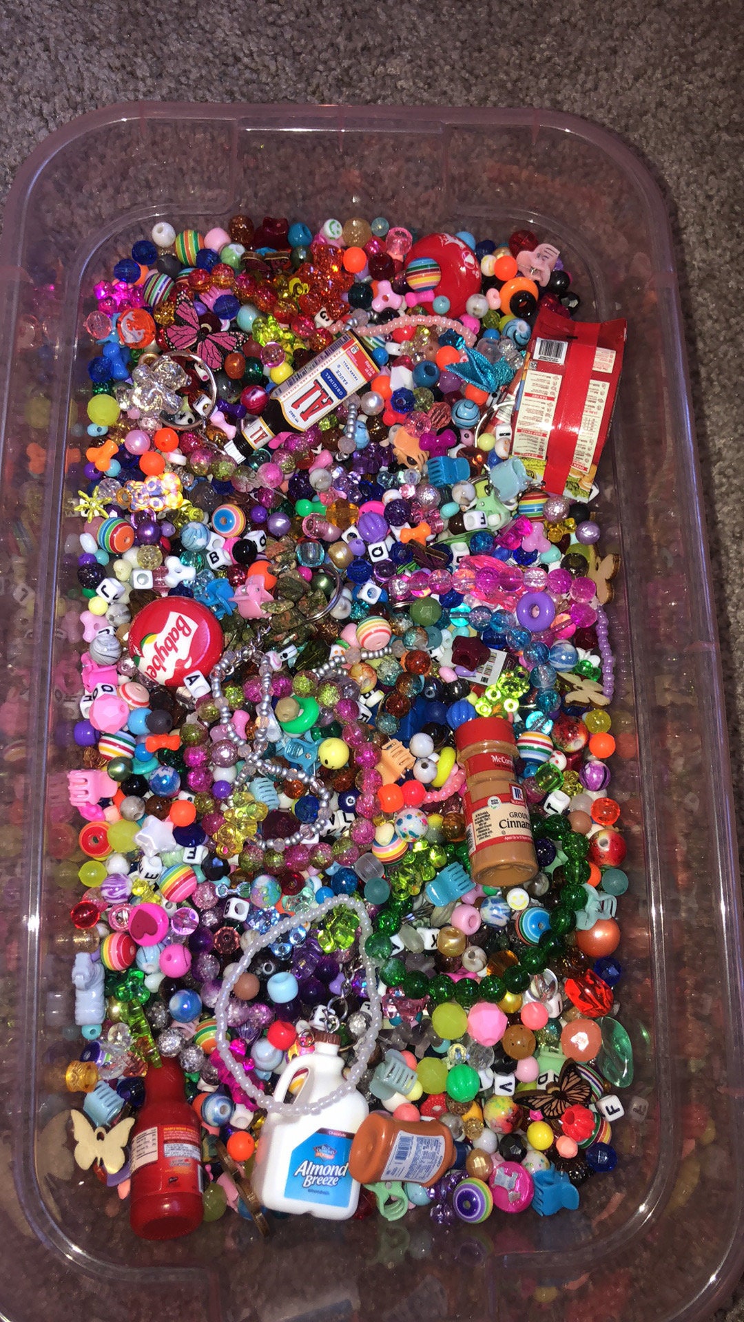 Bead Confetti Random Lot of Crafting Supplies Surprise Pack of Beads ...