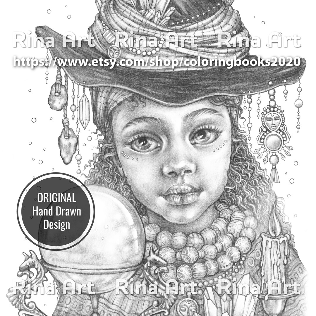 Magic Ball | Coloring Page | Printable Adult Colouring Pages Book ...