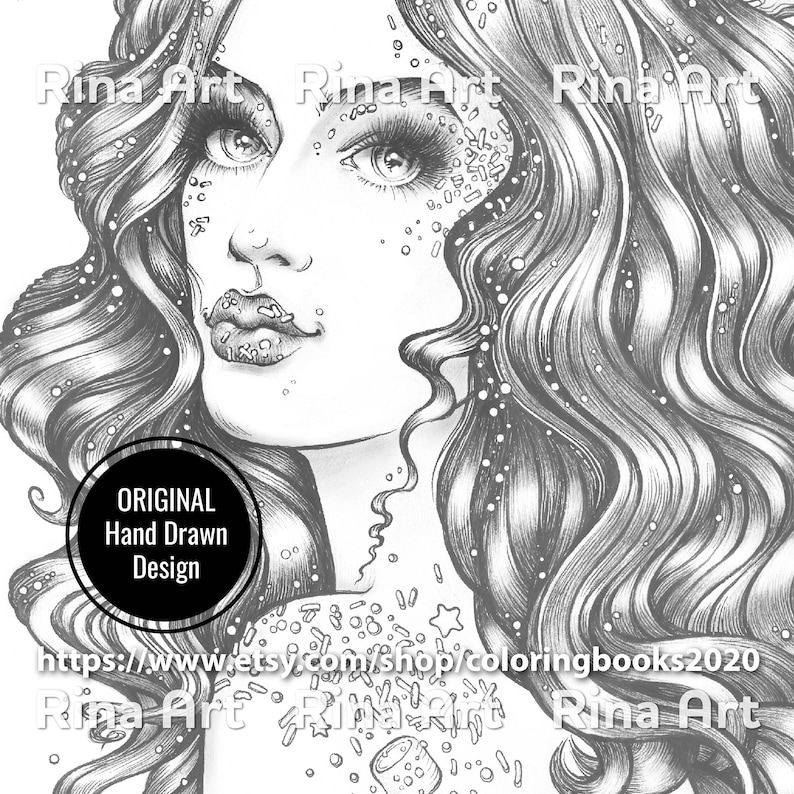 Sets 2 Coloring Page Printable Adult Colouring Pages Book | Etsy