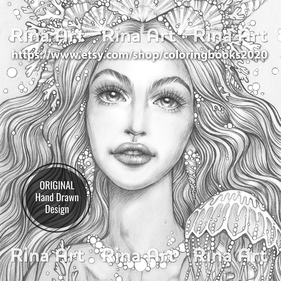 Siren | Coloring Page | Printable Adult Colouring Pages Book | Download ...