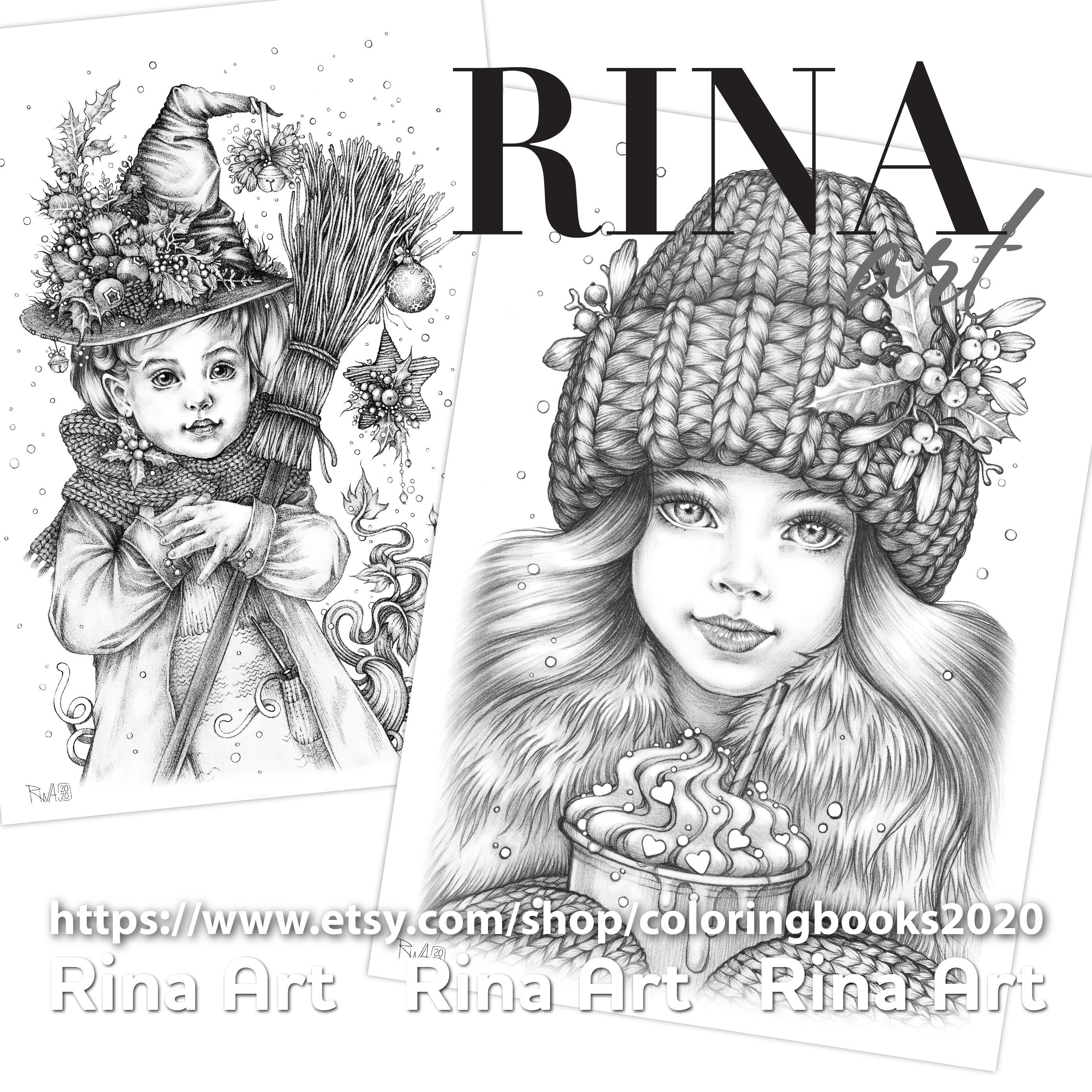 Super Set 4 Coloring Page Printable Adult Colouring Pages | Etsy Canada