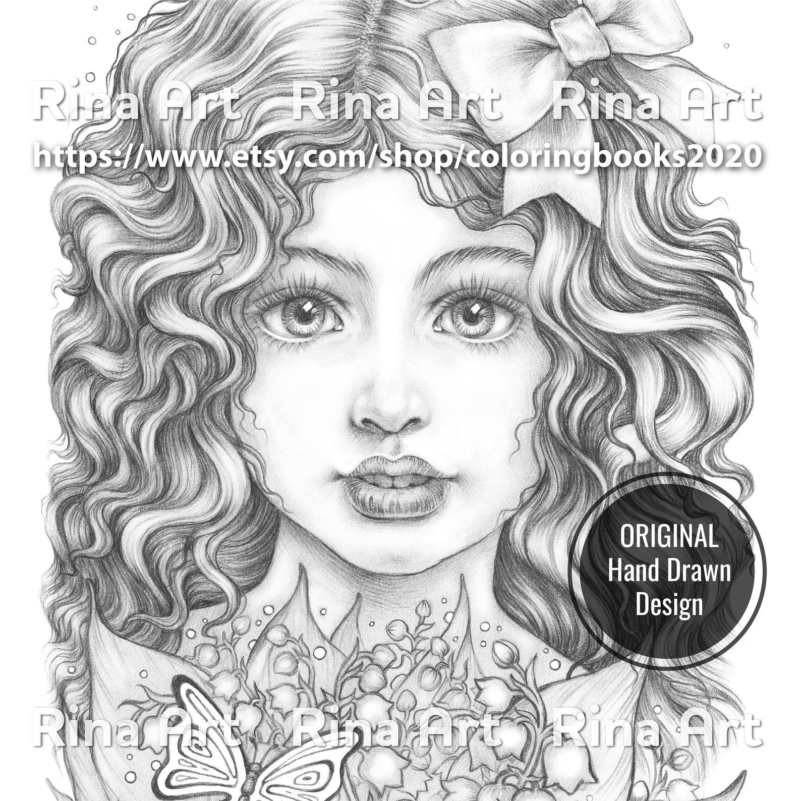 Lilies of the Valley | Coloring Page | Printable Adult Colouring Pages ...