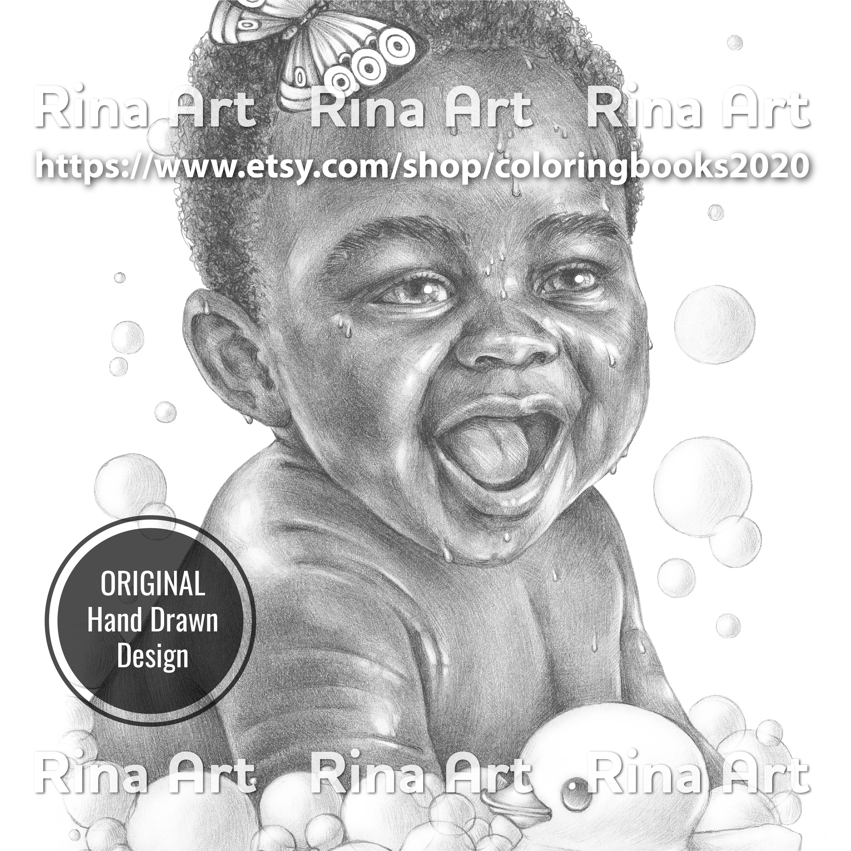 Bathing | Coloring Page | Printable Adult Colouring Pages Book ...