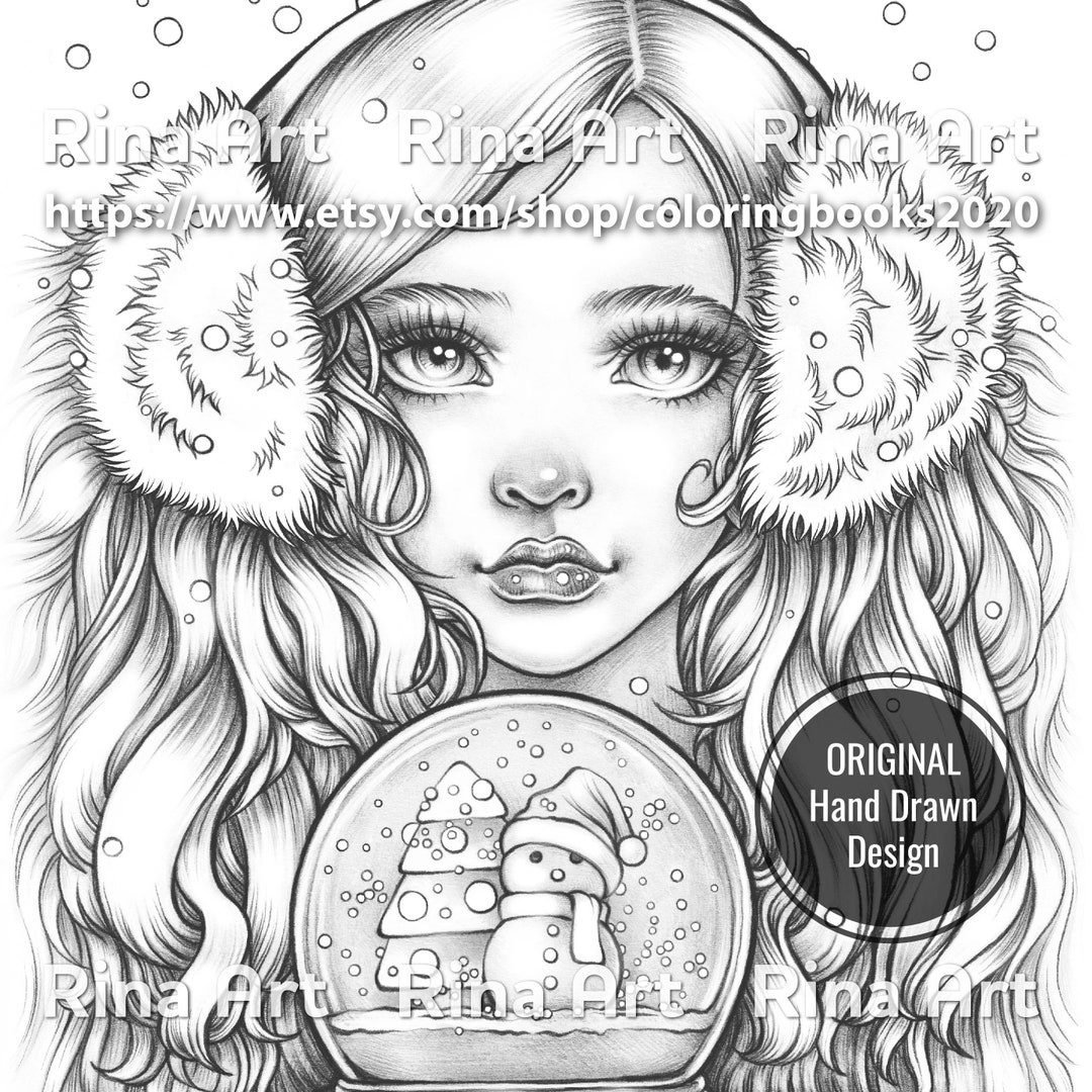 Snowball | Coloring Page | Printable Adult Colouring Pages Book ...