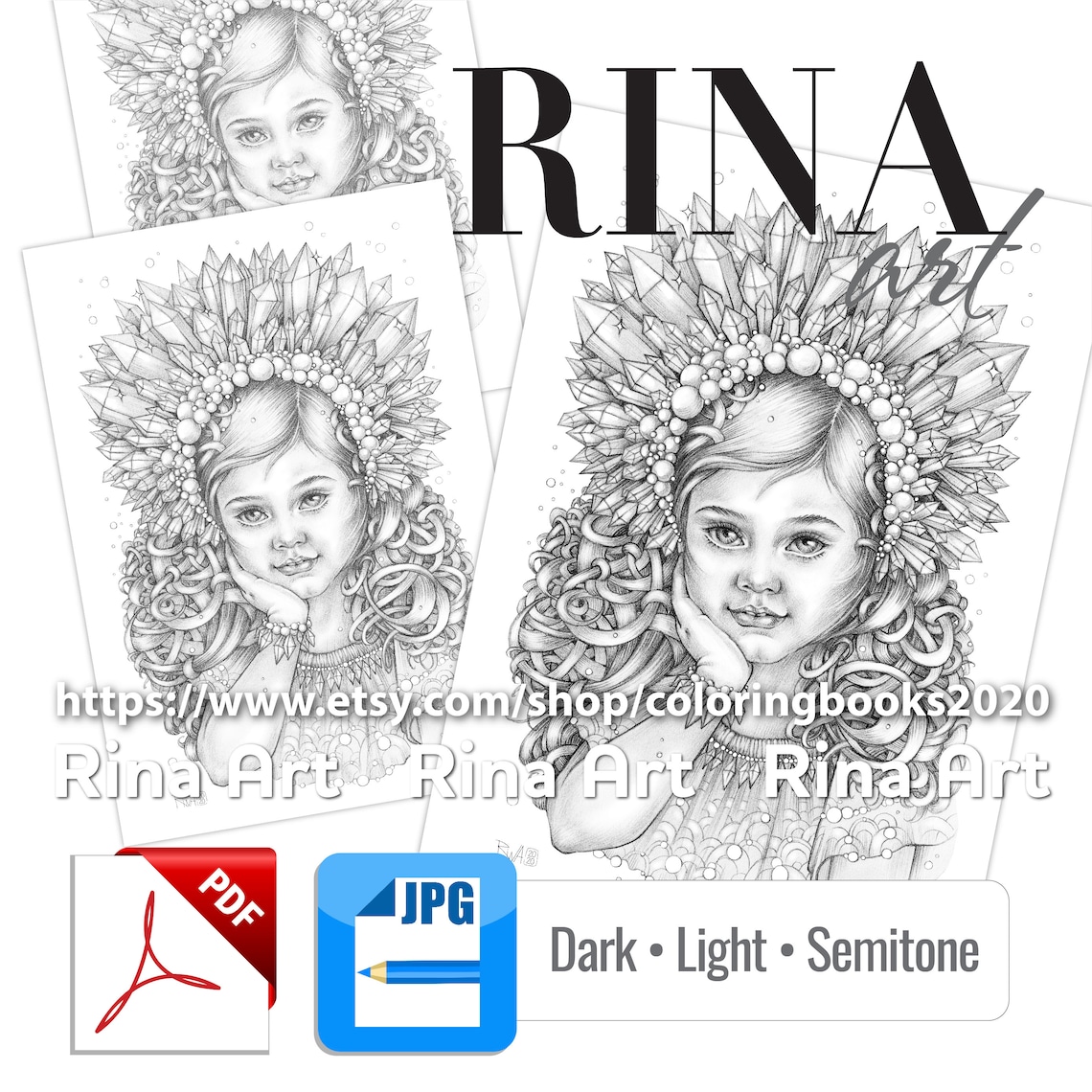 Princess Icicle | Coloring Page | Printable Adult Colouring Pages Book ...