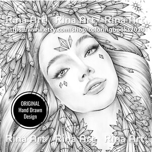 Kristal Coloring Page Printable Adult Colouring Pages Book Download ...