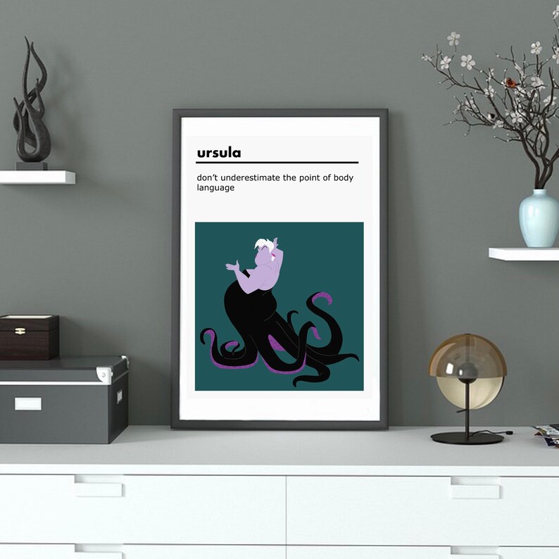 Ursula the Little Mermaid Disney Quote Poster / Print - Etsy