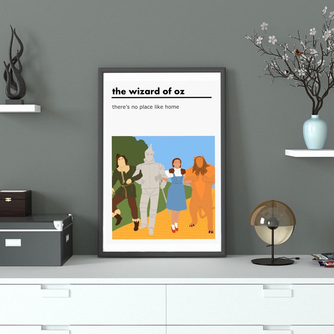 Wizard of Oz no Place Like Home Poster - Etsy
