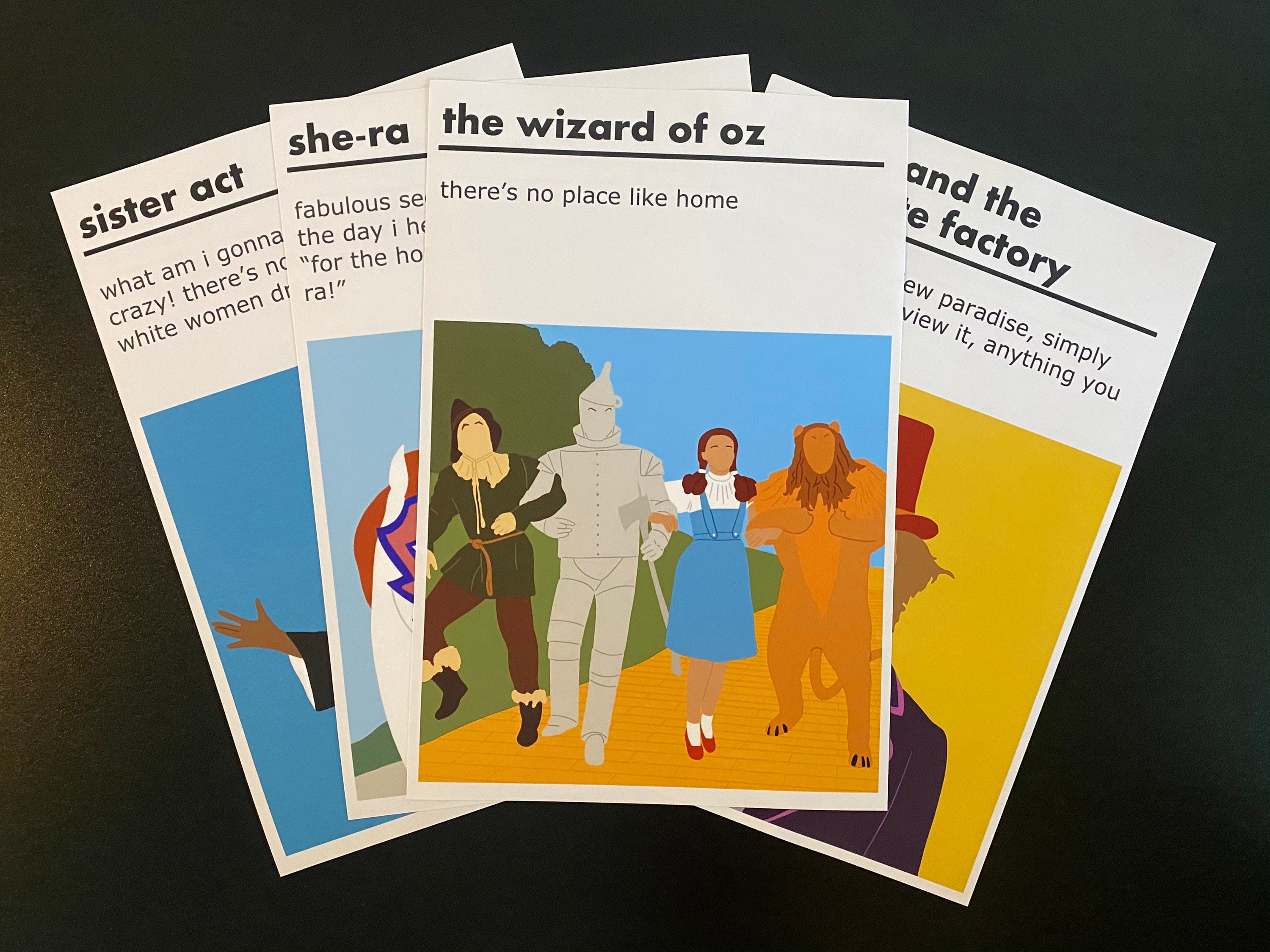 Wizard of Oz no Place Like Home Poster - Etsy