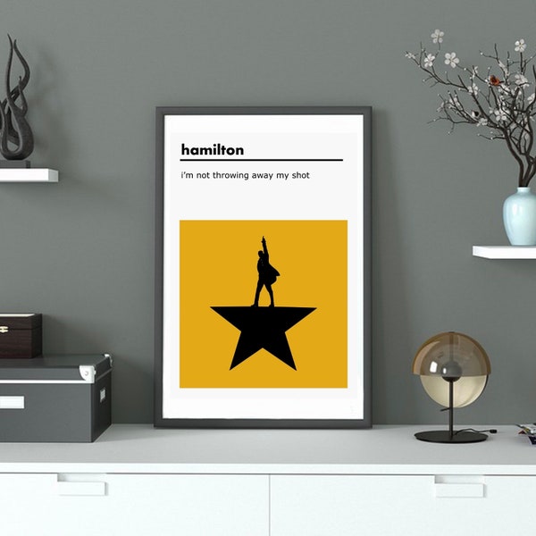Hamilton Posters - Etsy