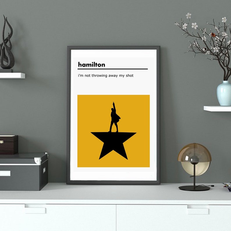 Hamilton Musical Poster / Print - Etsy