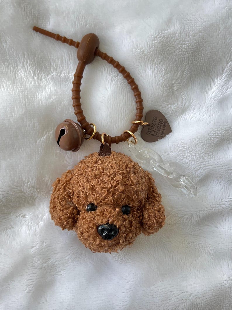Handmade Poodle Golden Doodle Keychain Bag Charm Phone Charm Light ...