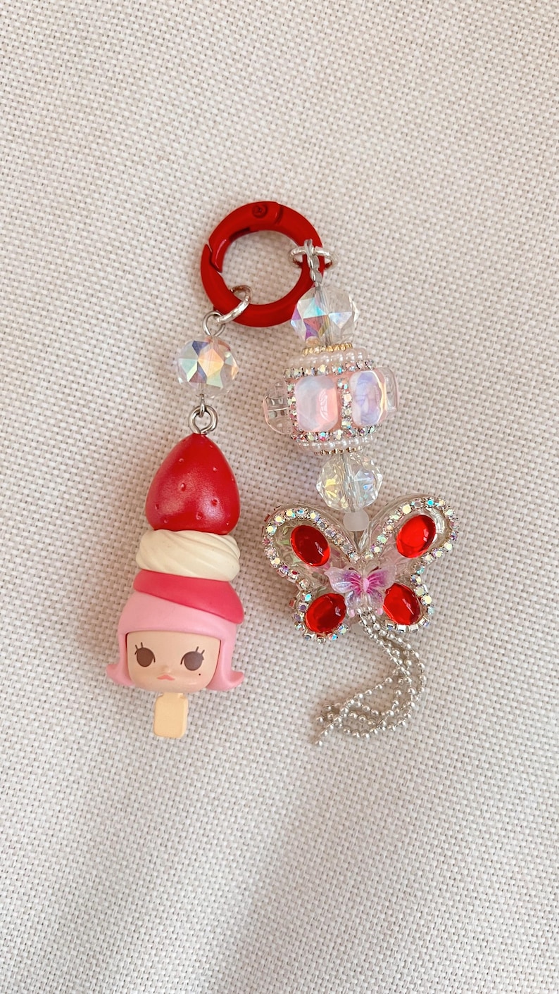 Cute Handcrafted Charms | Popmart Popbeans | Mini Keychains - Etsy