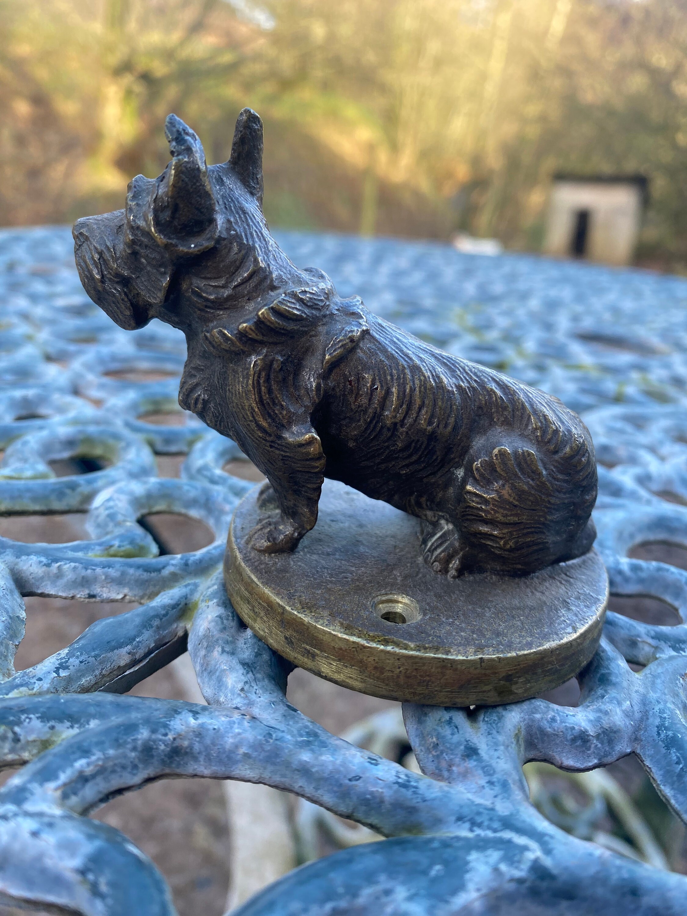 Chorus Brand London Bronze Car Mascot Scottie Dog - Etsy