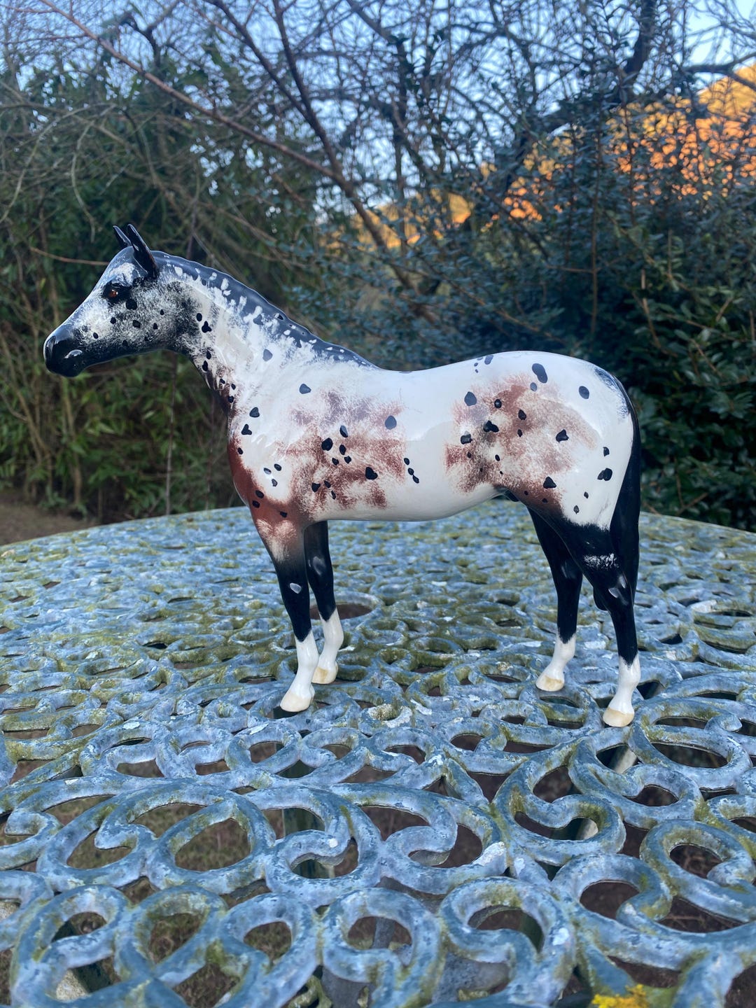 Royal DOULTON Appaloosa Stallion Horse 2nd Version Beswick Model Nos ...