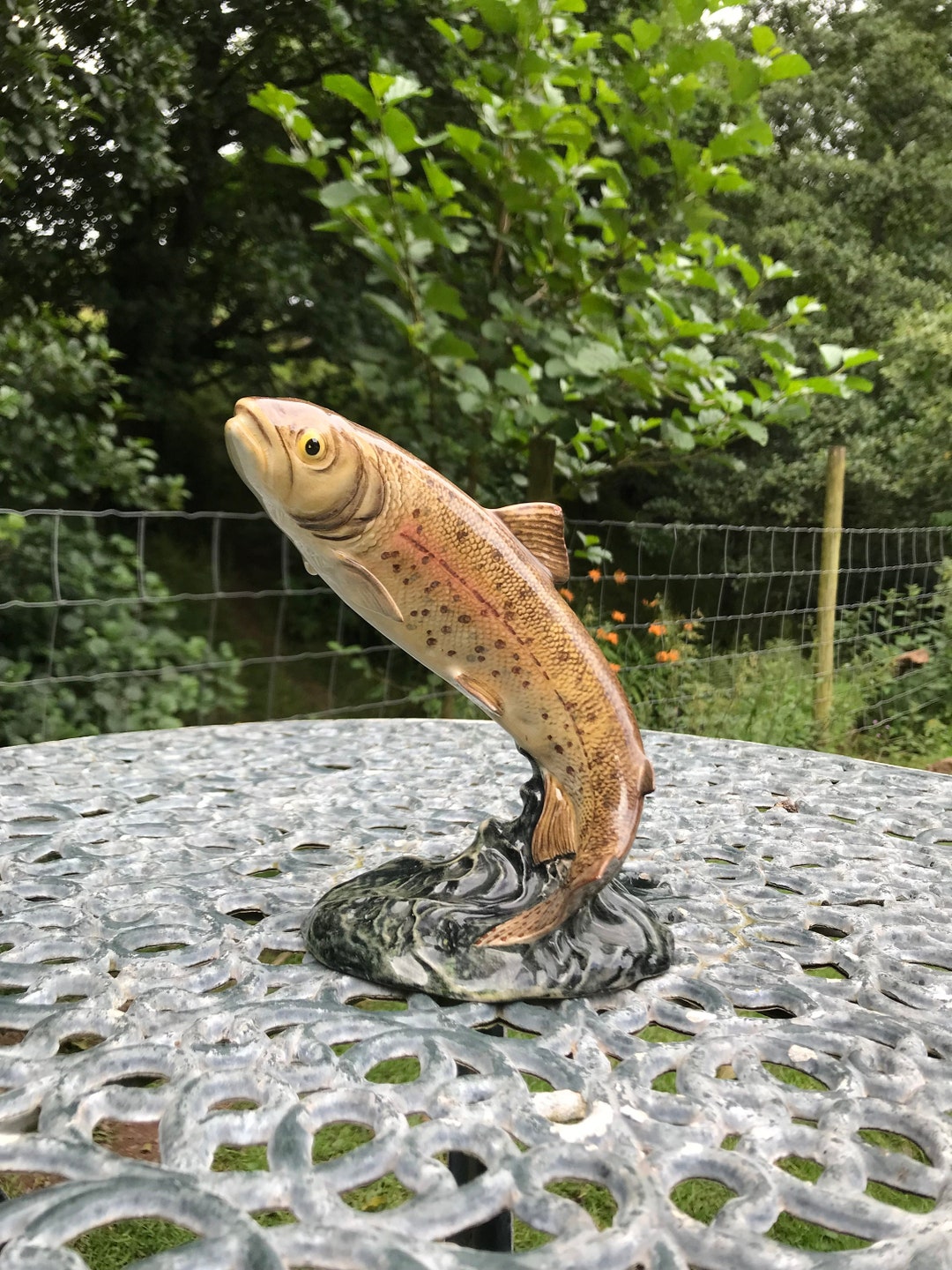 Beswick Colourful Trout Model 1032 by Arthur Gredington 1945-1975 - Etsy