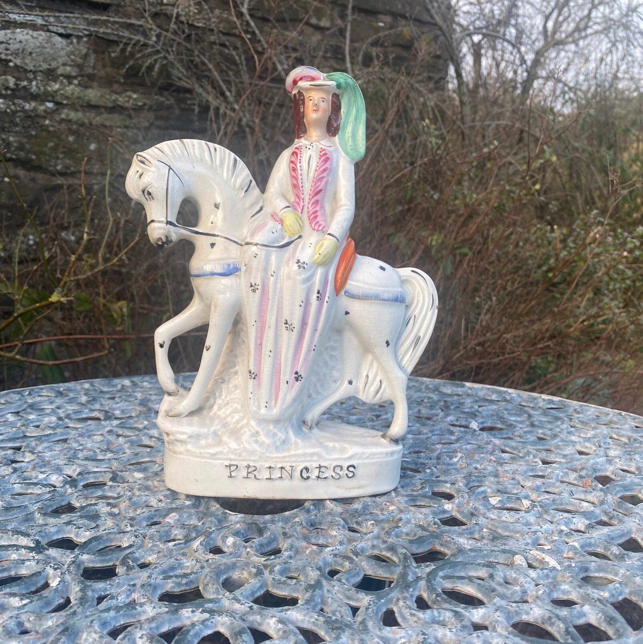 Staffordshire Figurine of the Princess Royal victoria Adelaide first ...